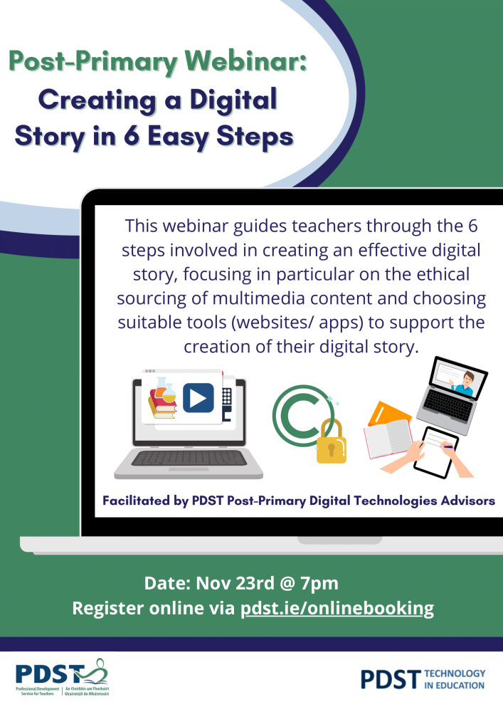 Creating a Digital Story in 6 Easy Steps-Video Conferencing Seimineár ...