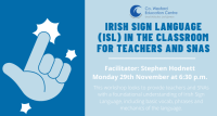Irish Sign Language (ISL) in the classroom for Teachers and SNAs-Video ...